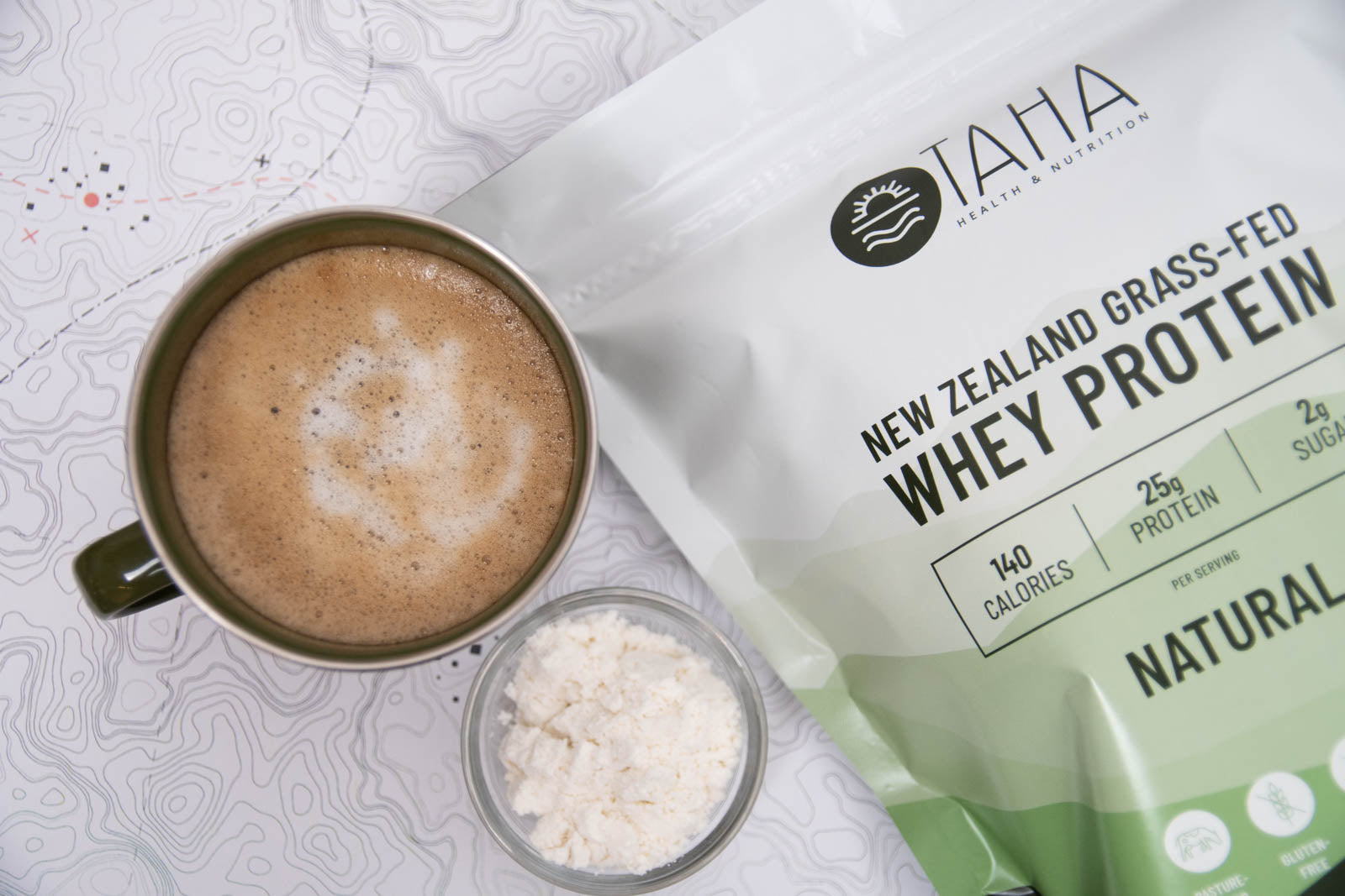 How to add protein powder to hot coffee or tea – TAHA Health & Nutrition